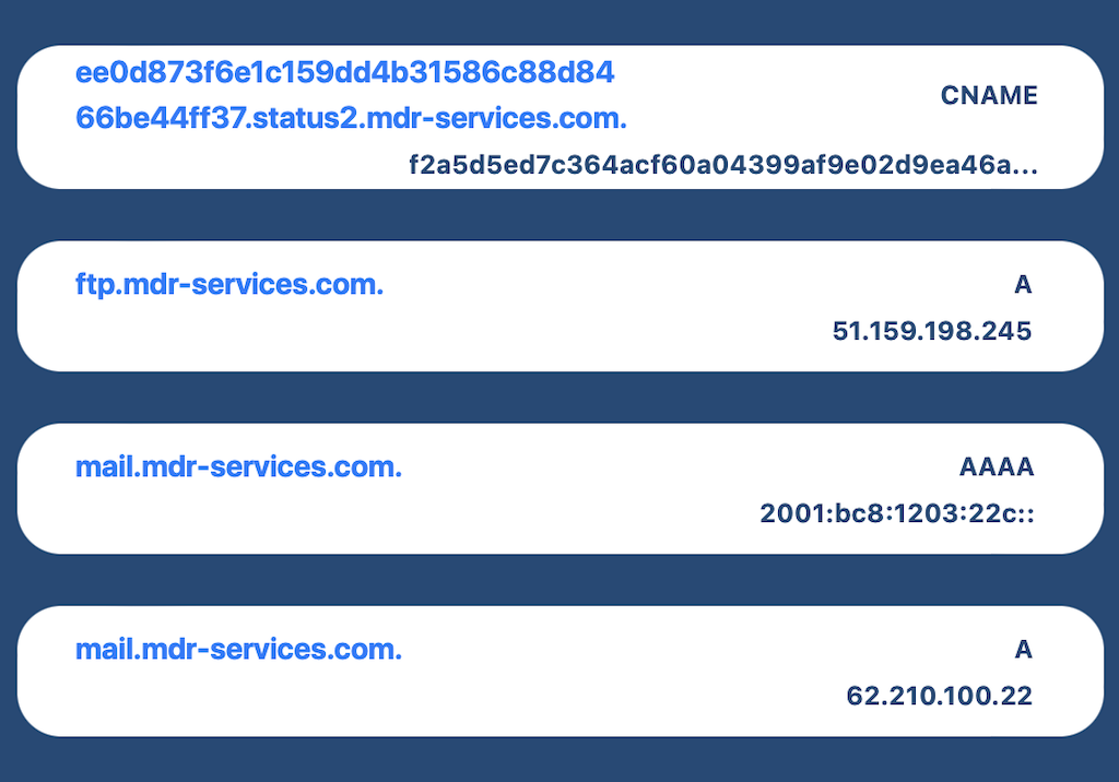 Nouvelle console de gestion MDR Services